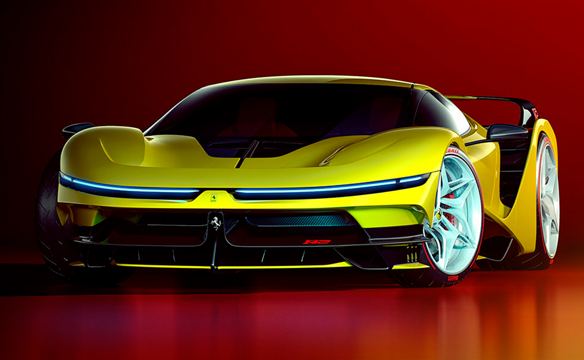 Ferrari F42 Concept, un nuevo diseño futurista al mítico Ferrari F40
