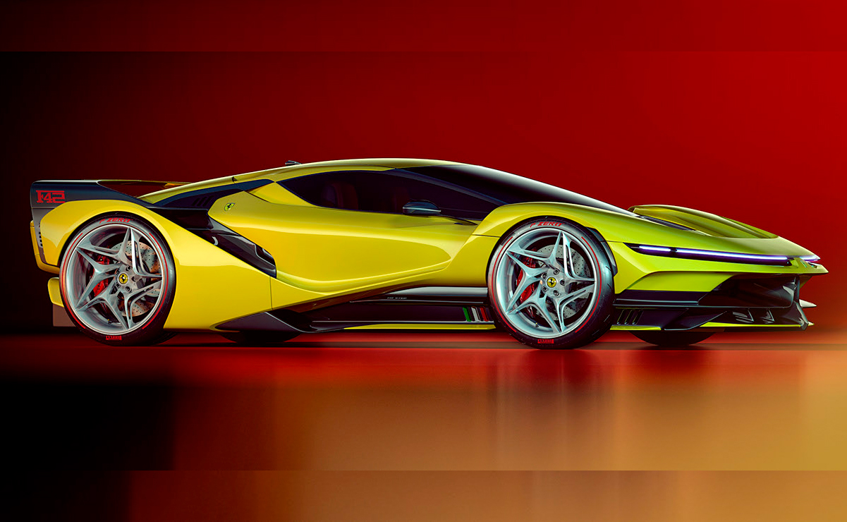 Ferrari F42 Concept, un nuevo diseño futurista al mítico Ferrari F40