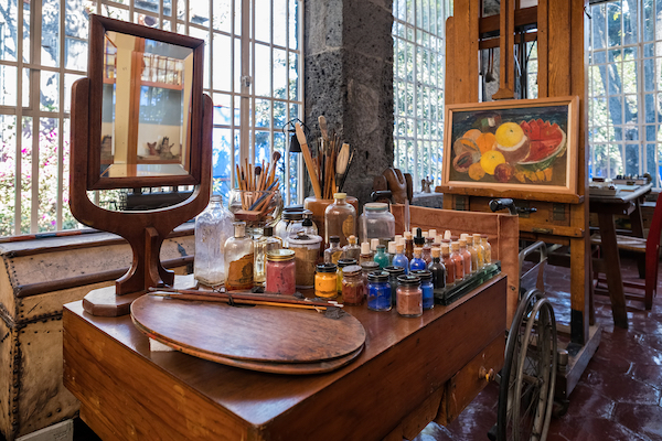 Te presentamos el tour virtual a la casa de Frida Kahlo y a su estudio ...