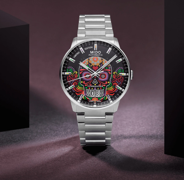 Relojes inspirados en la calavera típica de Día de Muertos