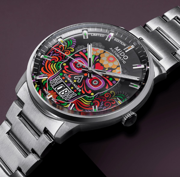 Relojes inspirados en la calavera típica de Día de Muertos