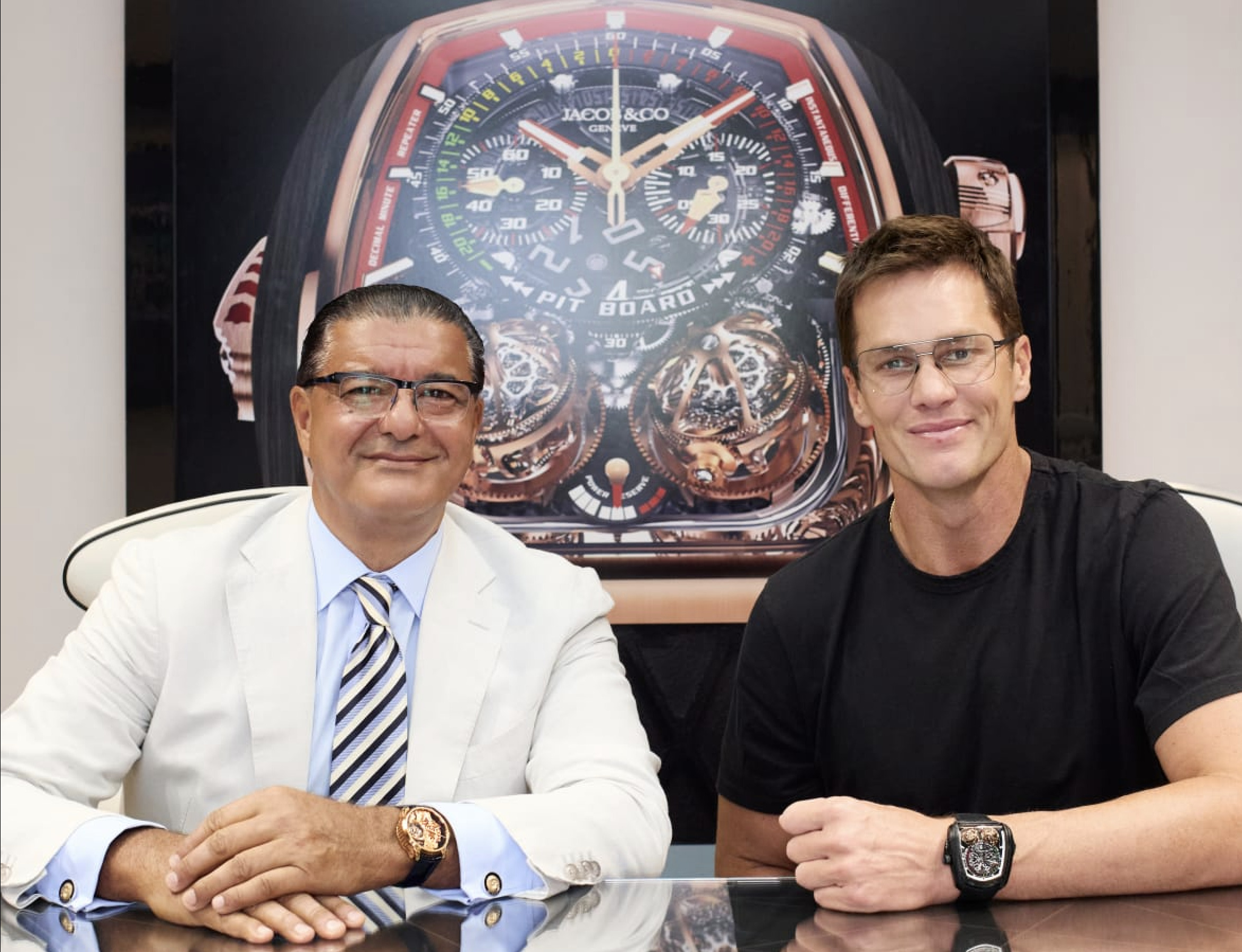 Tom Brady y Jacob & Co. se unen para presentar un reloj único en su tipo