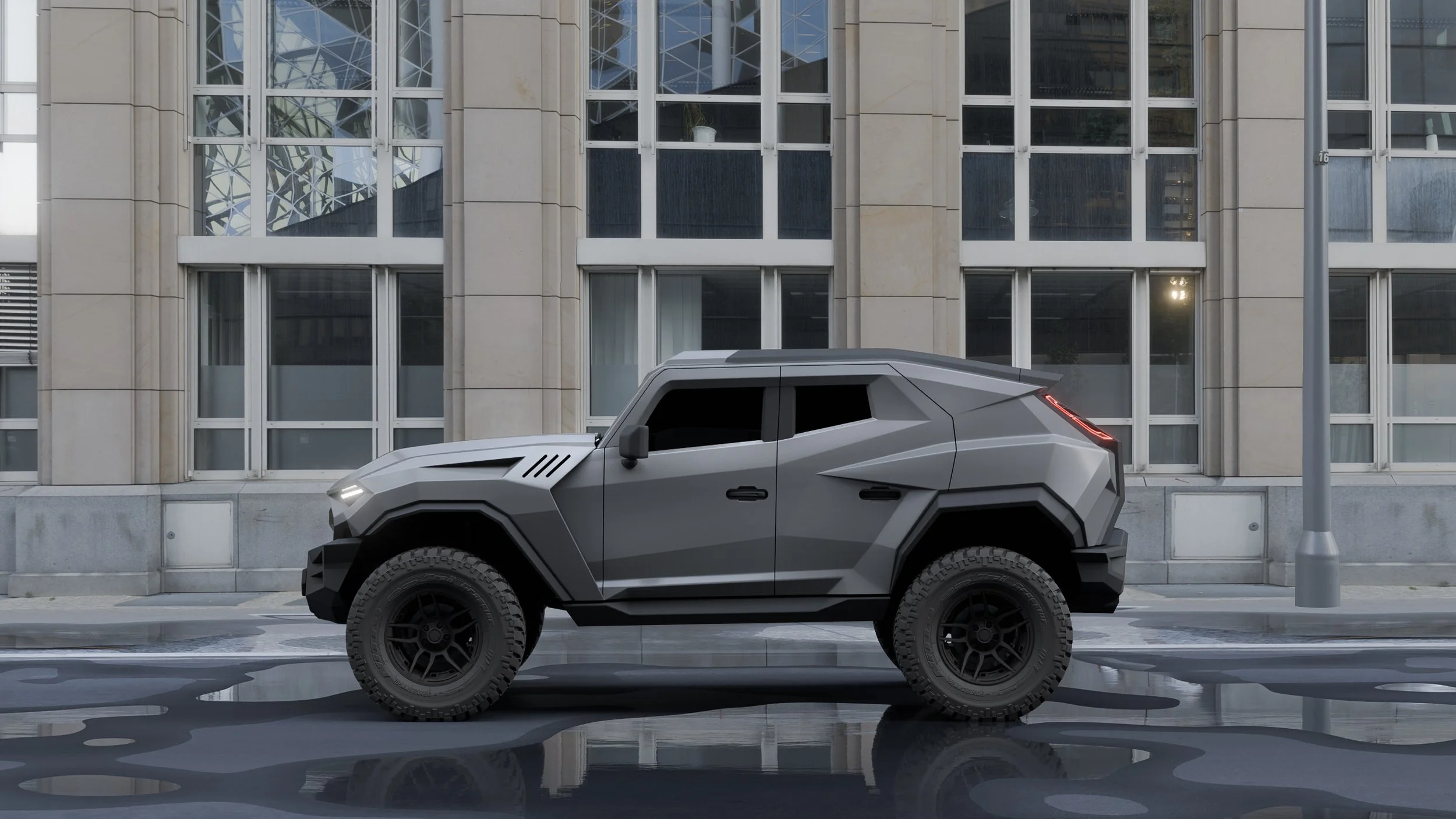 Rezvani Tank: cuando el lujo decide volverse indestructible